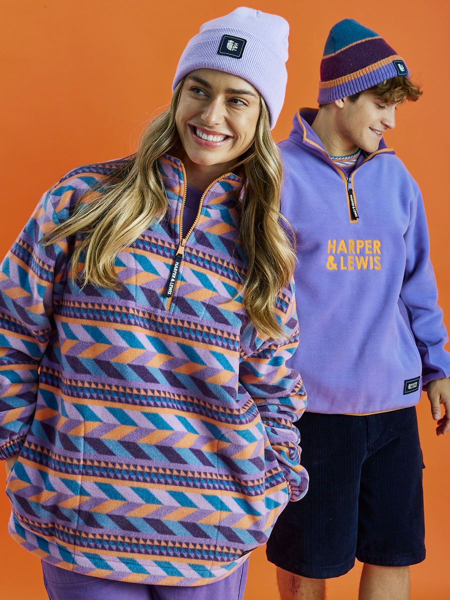 Fleeces | Retro, Vintage & Patterned Fleece Jackets – Harper & Lewis